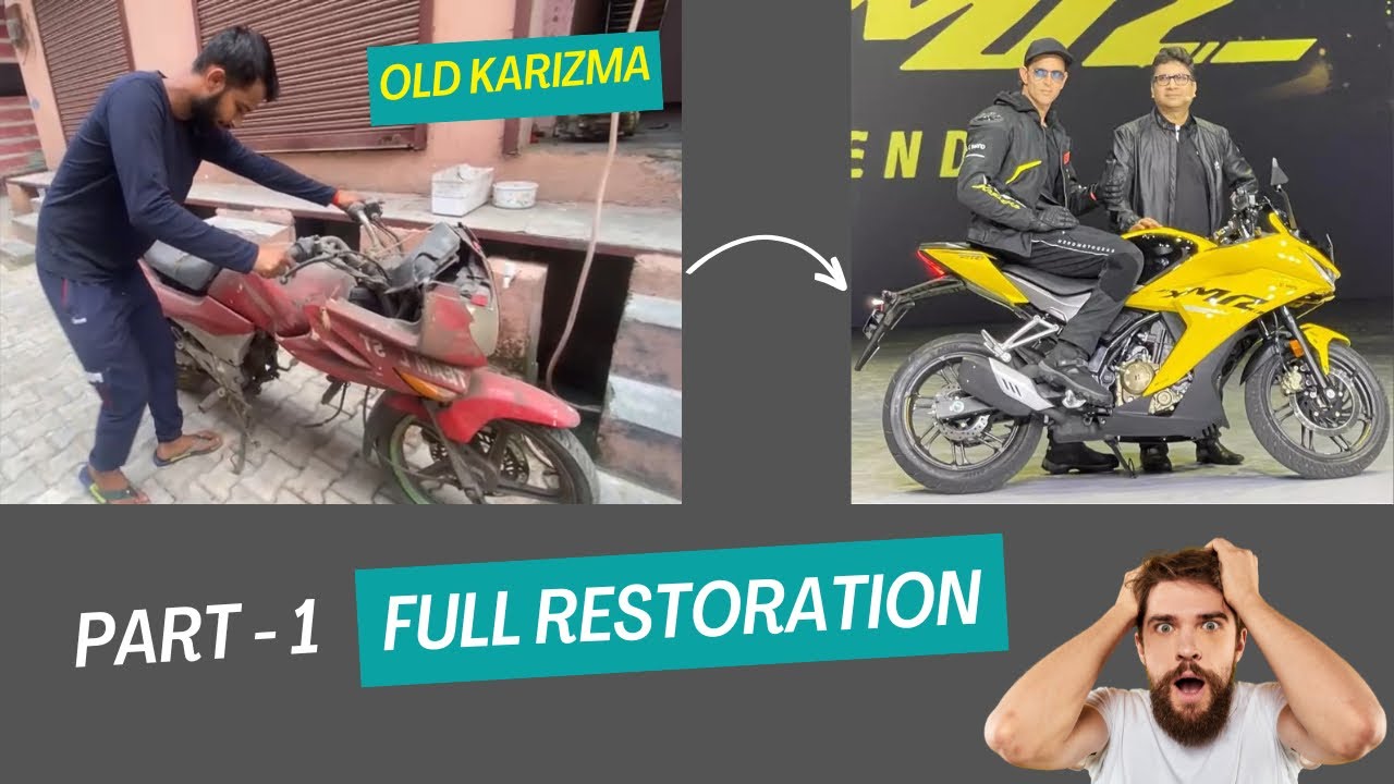 Full Restoration of Hero Karizma R legendary bike || LST Garage ...