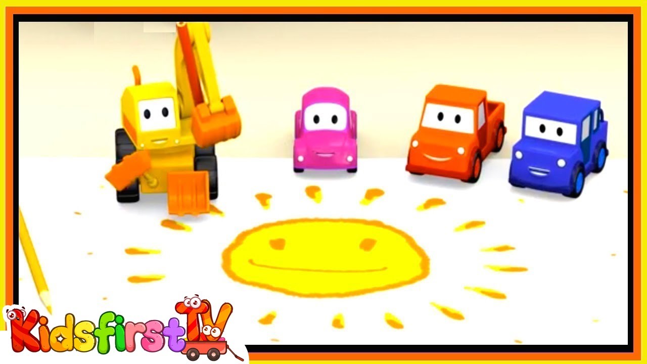 Learn farm animals with Noddy the Excavator. Learning videos. - YouTube