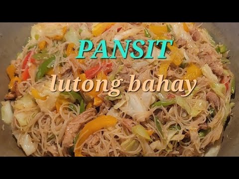 PANSIT Lutong bahay / A different style of how to cook pansit ...