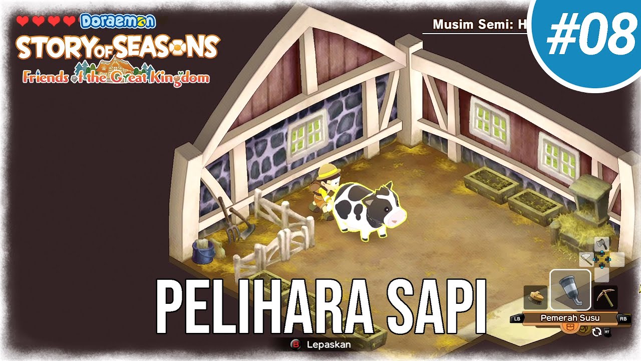 Pelihara Sapi - Doraemon Story of Seasons: Friends of the Great Kingdom ...