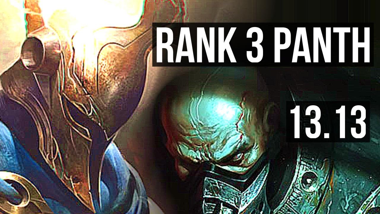 PANTH vs URGOT (TOP) | Rank 3 Panth, 6 solo kills, Godlike | TR ...
