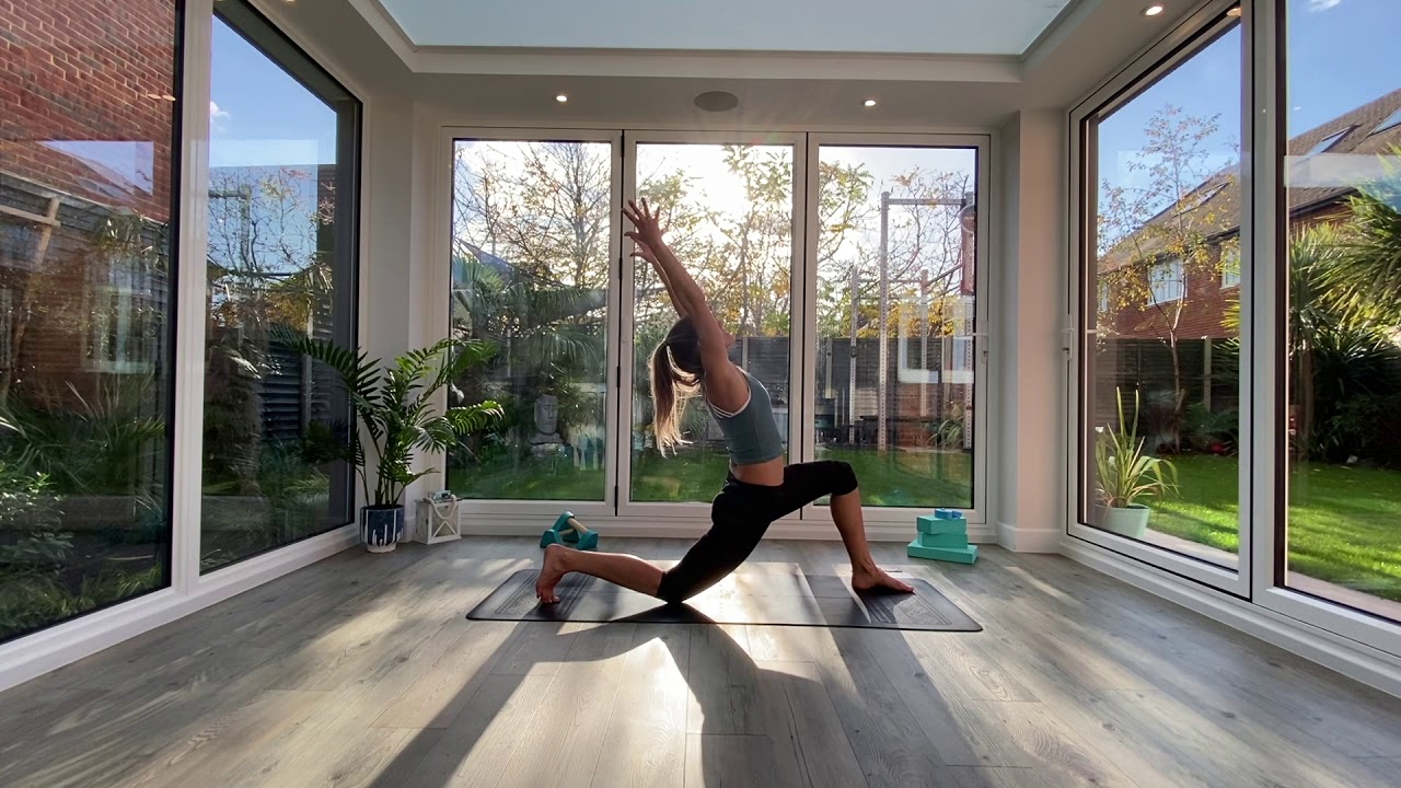 Fitness Yoga - Restorative Flow 30-min Sequence - YouTube