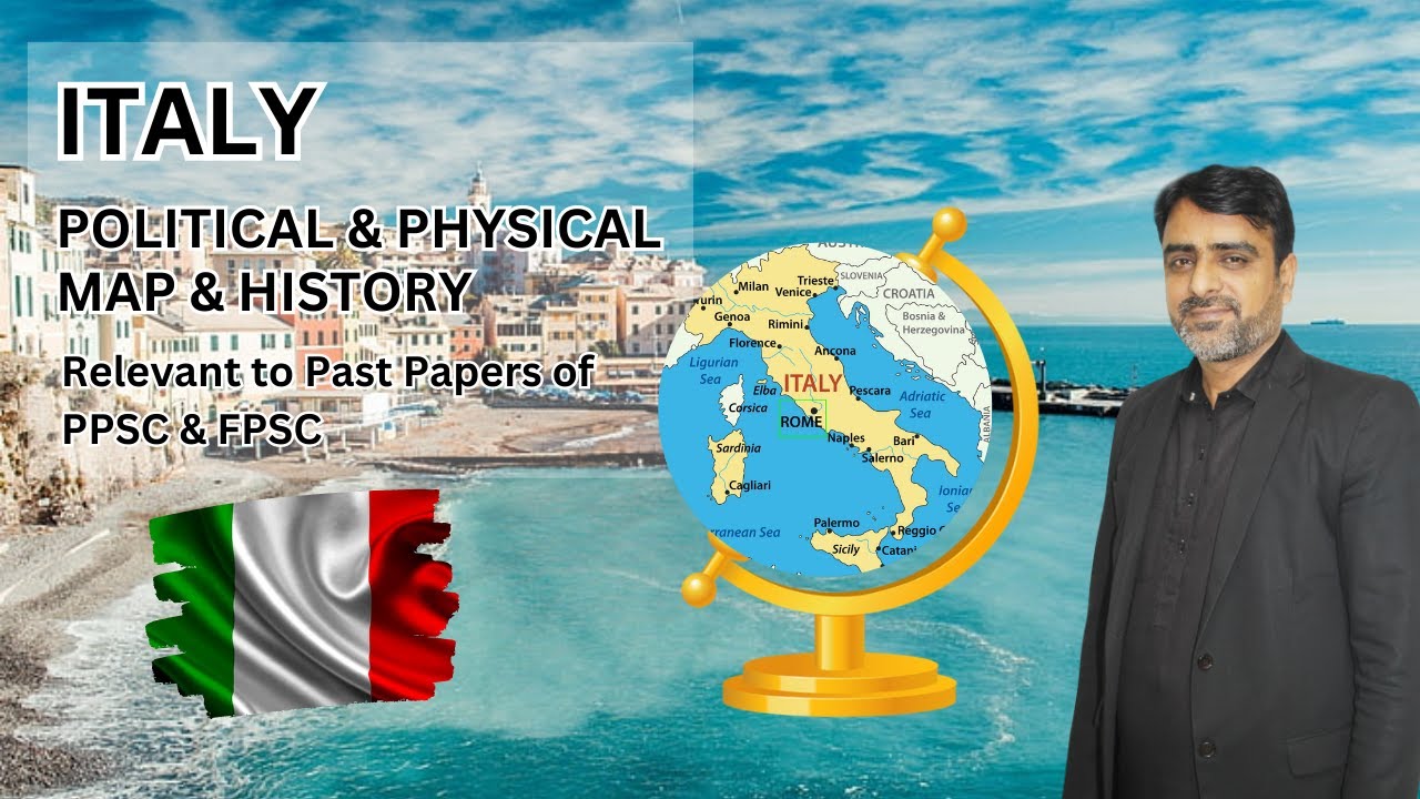 Political and Physical Map & History of Italy | Study River - YouTube