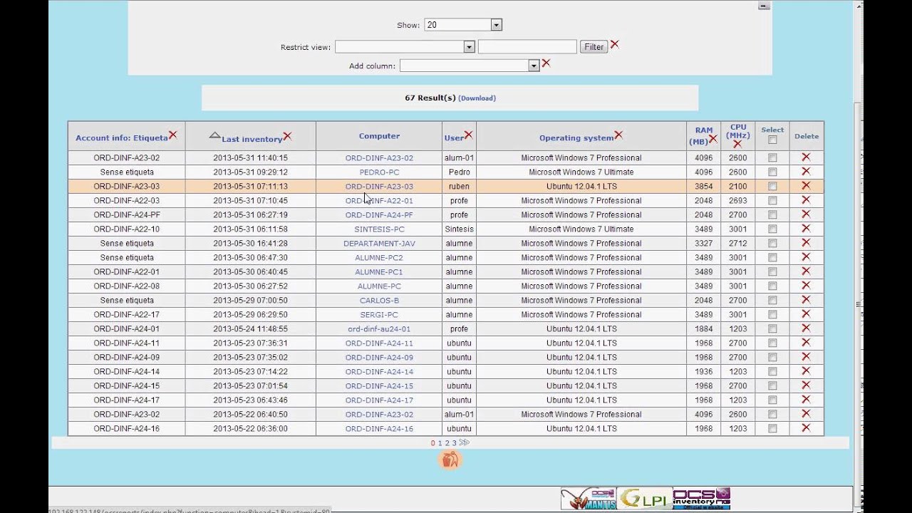 OCS Inventory Clientes - YouTube