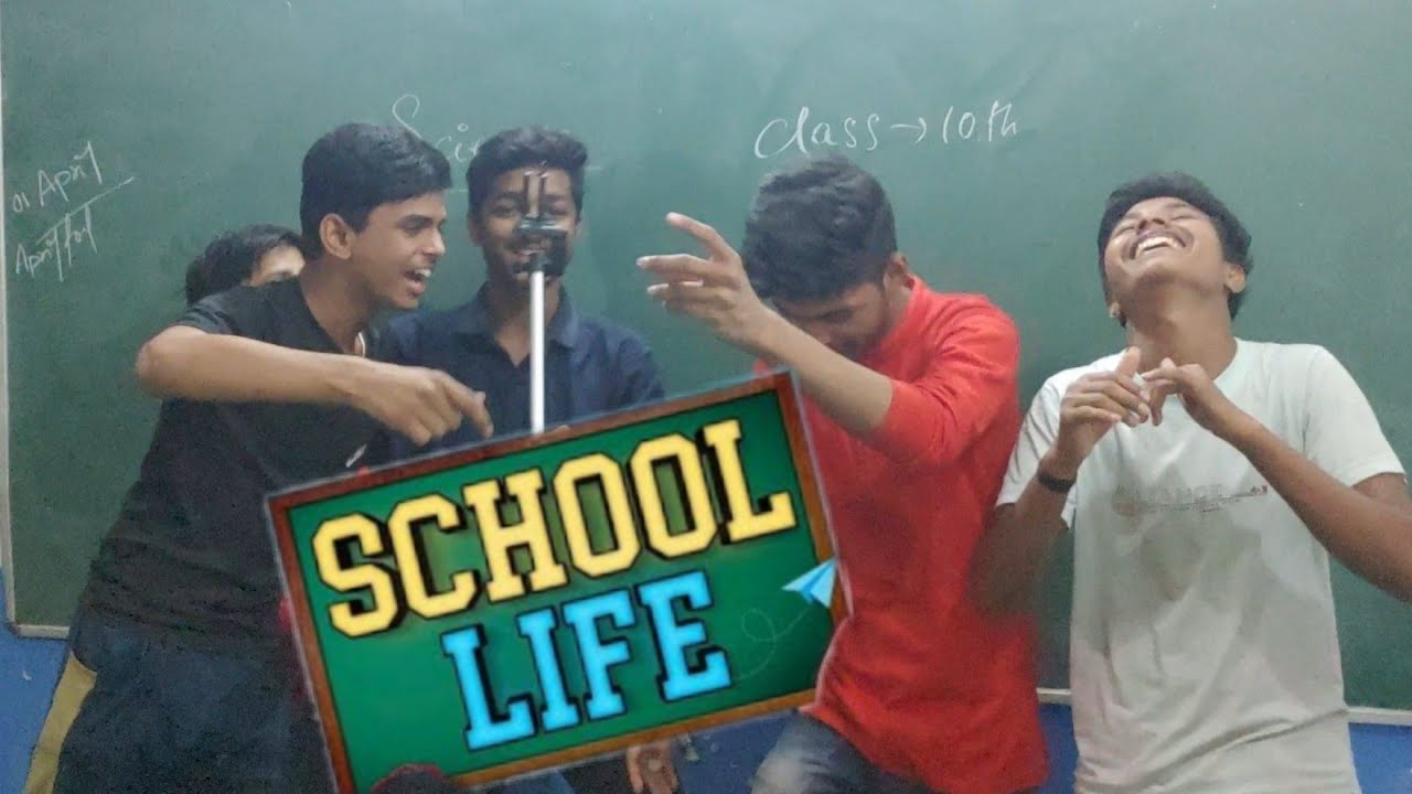 school life comedy | comedy video | part 1 | students teacher comedy ...
