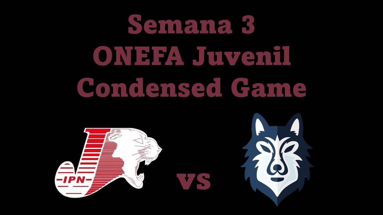 Semana 3 ONEFA Football Otoño 2023 - Jaguares vs Lobos BUAP - YouTube