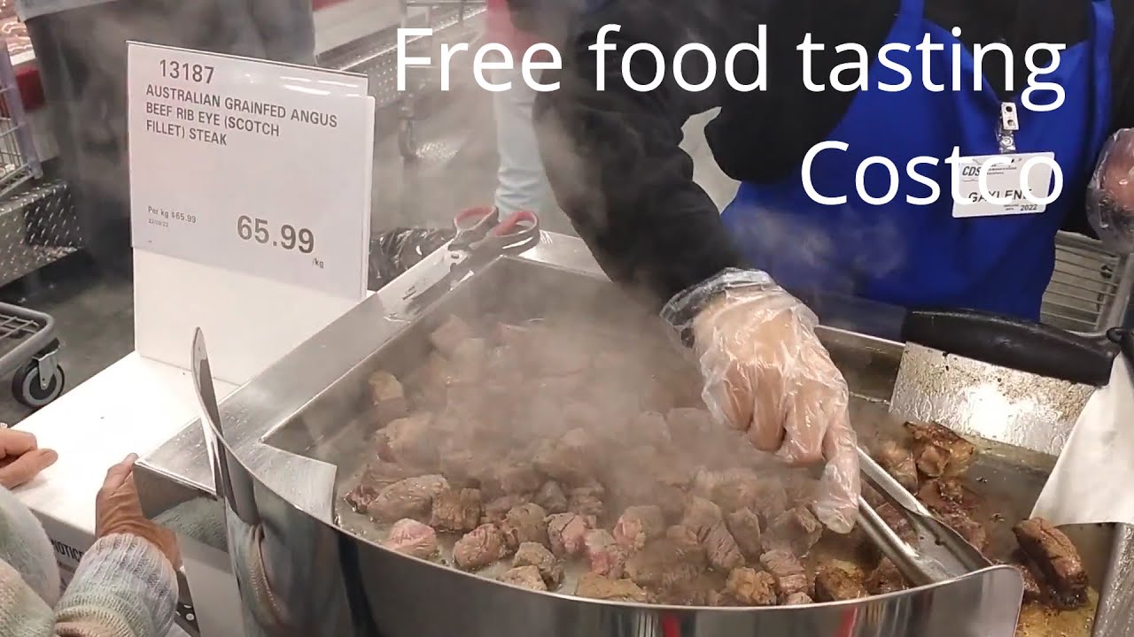 Costco Free Food Tasting - YouTube