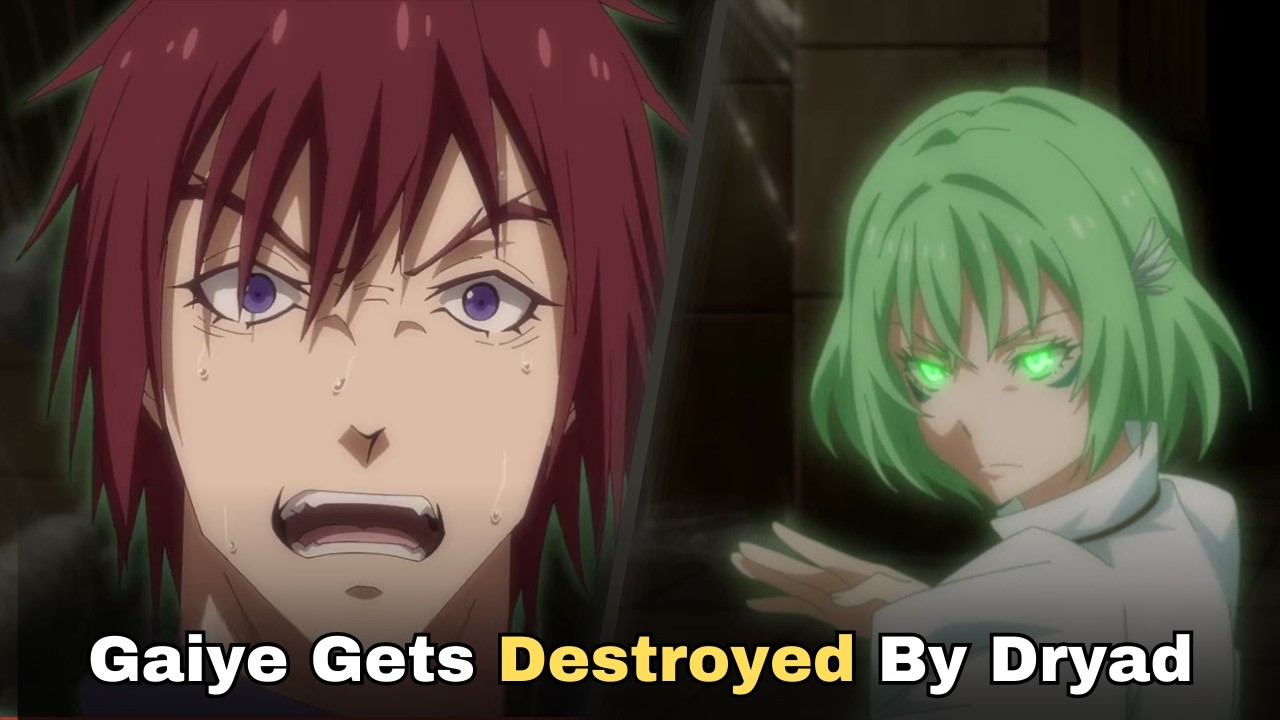Gaiye Gets Destroyed by Dryad (Gaiye vs Dryad) | Tensura Season 3 ...