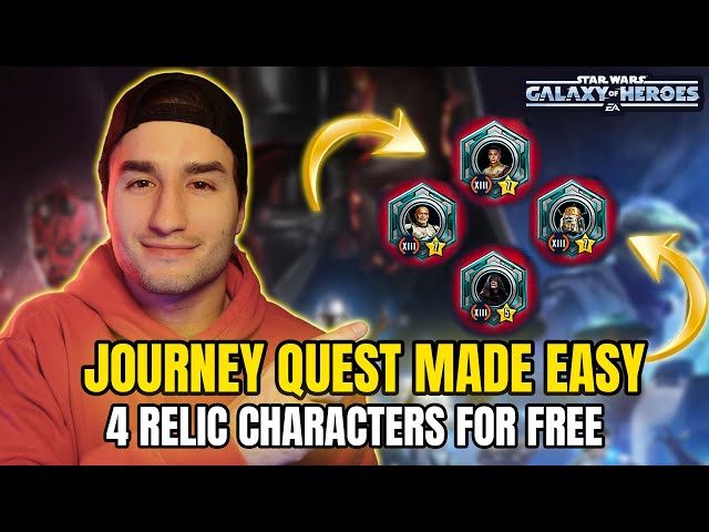 Dominate the Journey Quest and Get 4 Relic Characters for FREE!! - SWGOH.TV