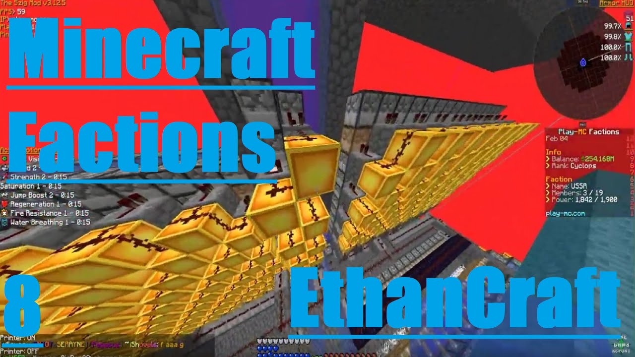Minecraft: Factions - Daz & Ethan Go RAIDING - 255 fusion w/ 50 Block ...