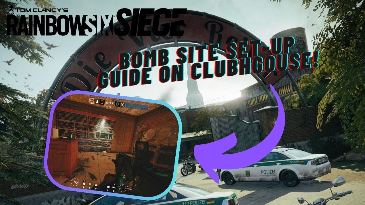 R6 Siege: Club House Site Set-up Guide| Rotates and more! - YouTube