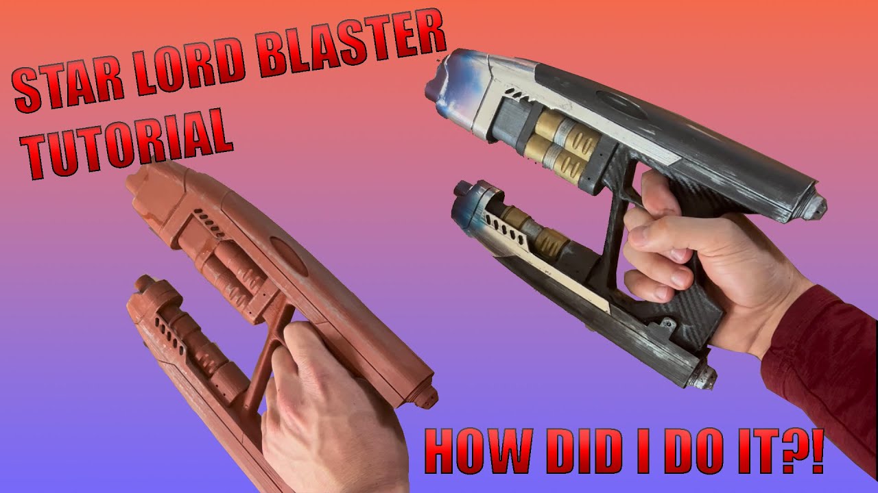 Star Lord Blasters 3D Print Tutorial - YouTube
