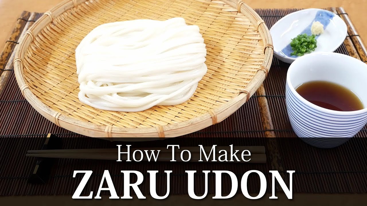 How To Make ZARU UDON - YouTube