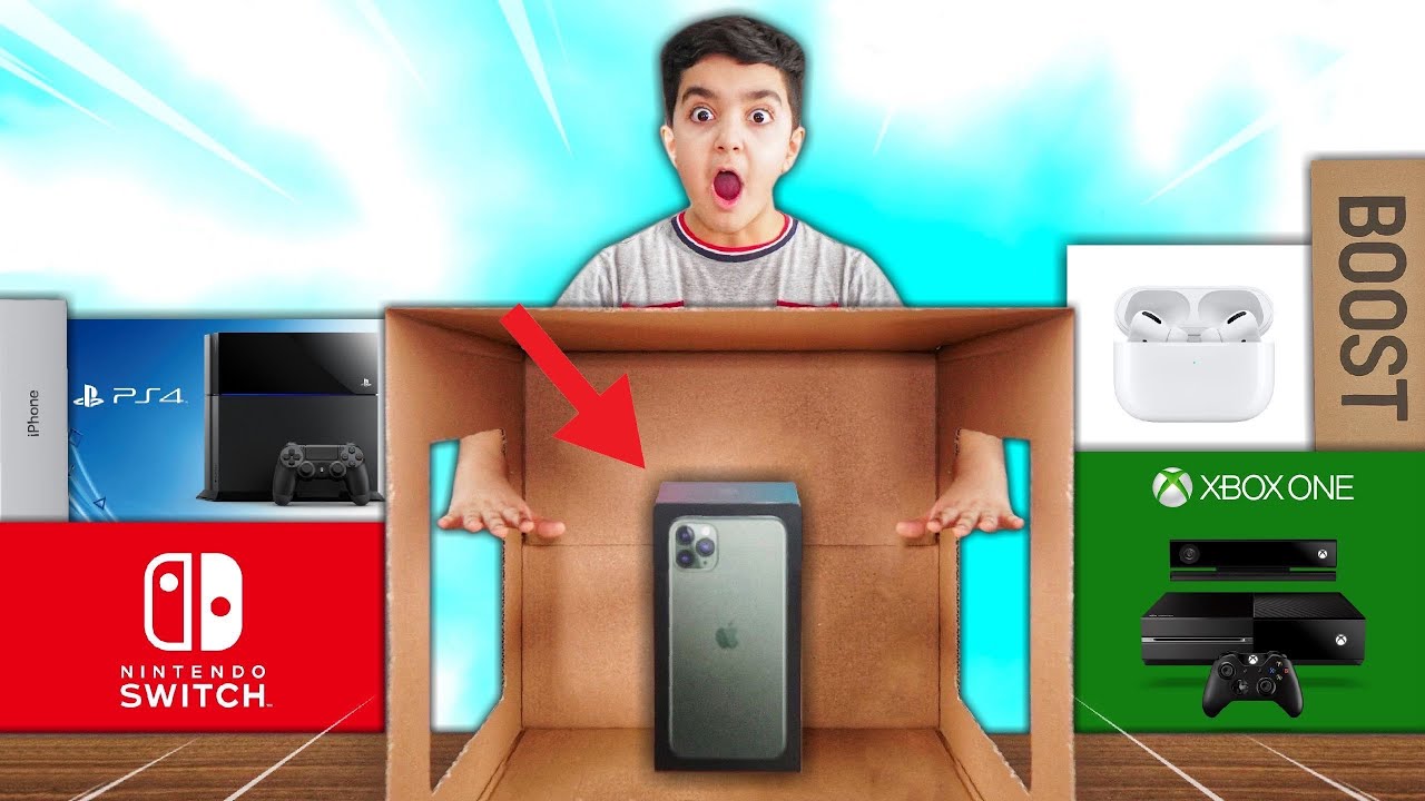 Anything You Touch, You Keep It! (WHAT'S IN THE BOX CHALLENGE!) - YouTube