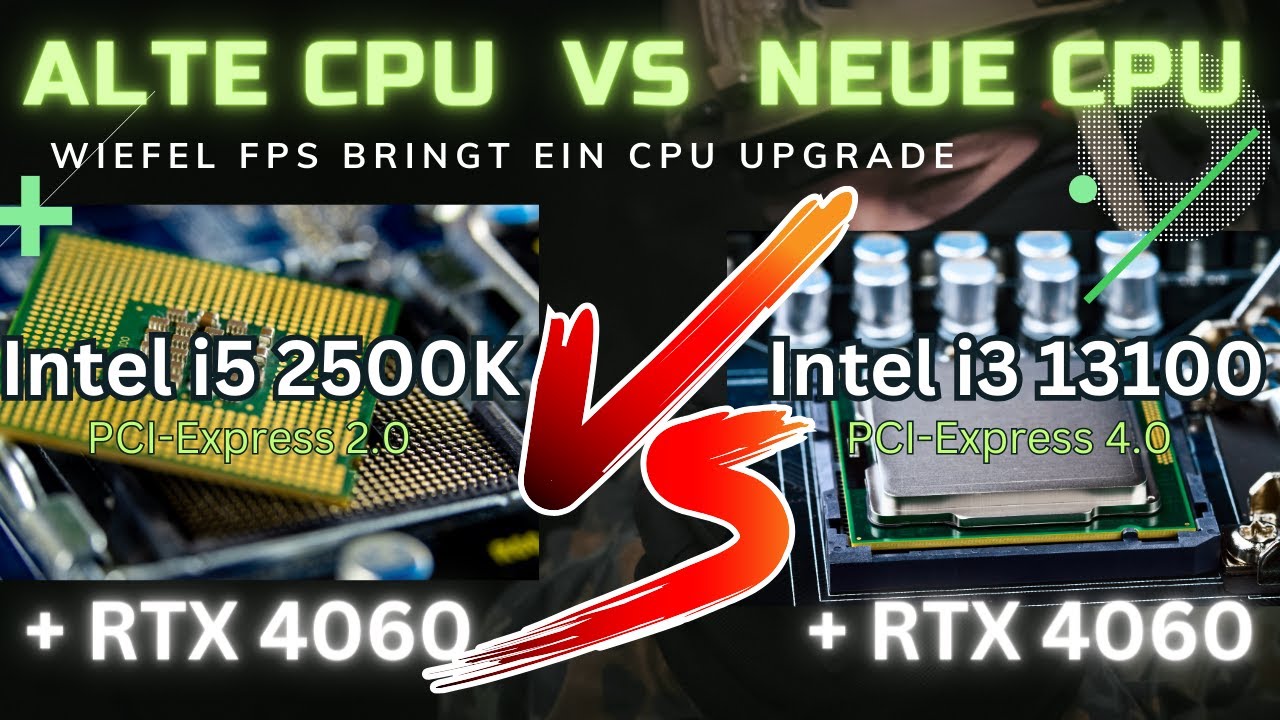 alte CPU vs neue CPU, wie viel FPS bringt ein CPU Upgrade ? - YouTube