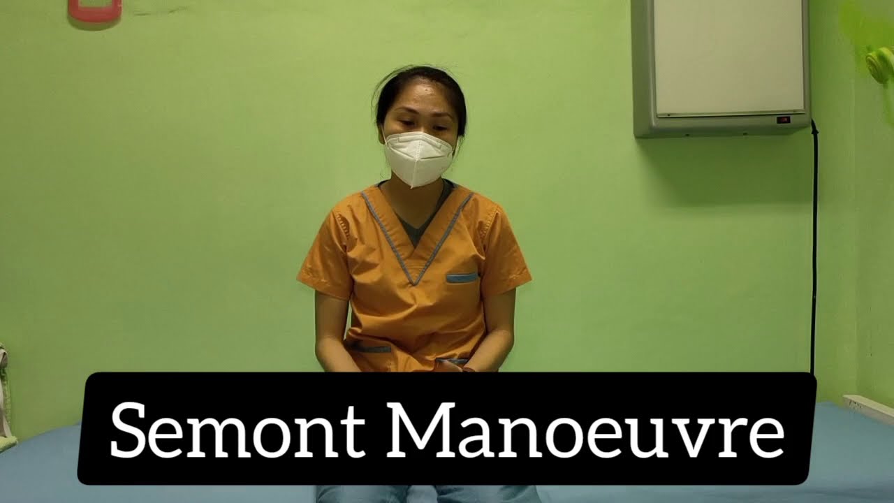 Semont Manoeuvre || Vestibular Rehab || Therapeutic Exercise ...