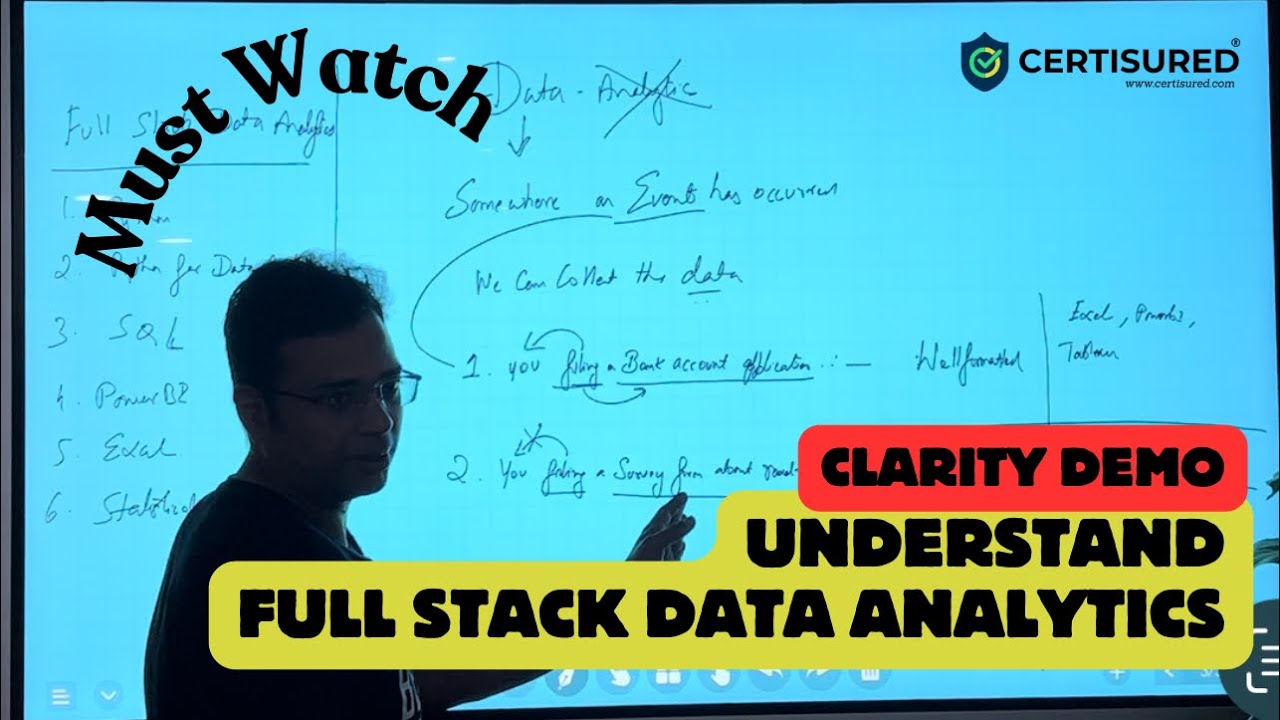 Complete Understanding of Full Stack Data Analyst Career - YouTube