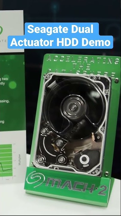 Seagate MACH.2 HDDs use two actuators to double HDD performance. New Seagate Exos 2X18 launched ...