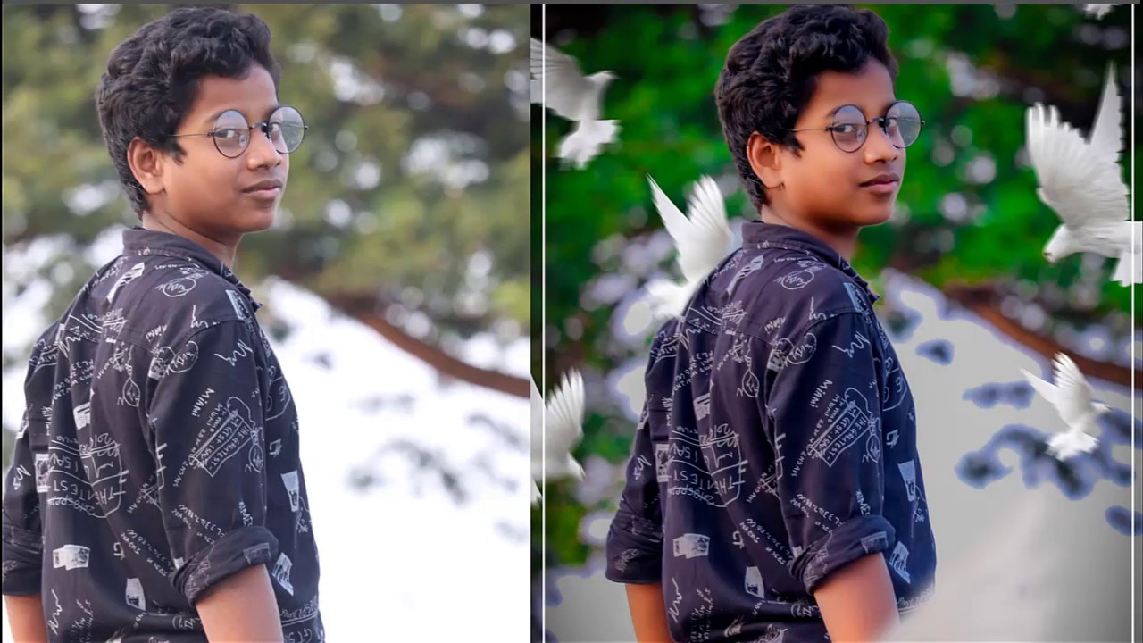 Photo Manipulation Birds Effect - Photoshop cc Tutorials by ManaPC ...