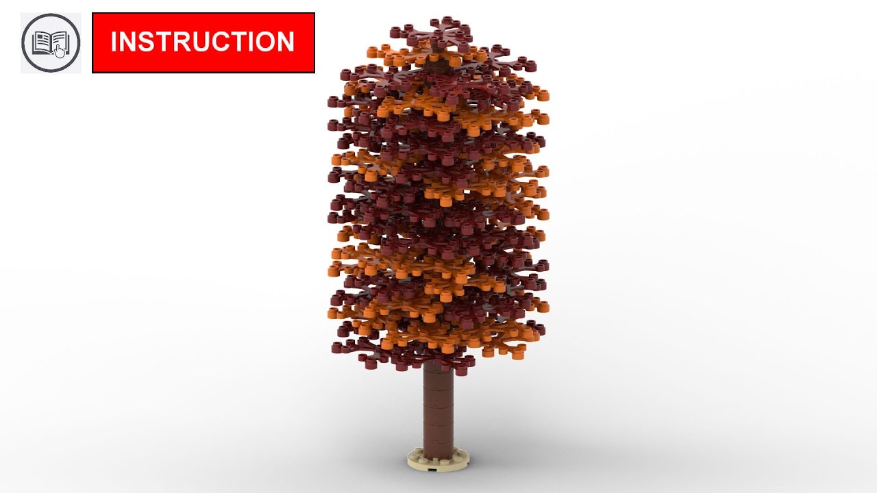 LEGO instruction - Tutoriel construction d'un arbre - Tree Building ...