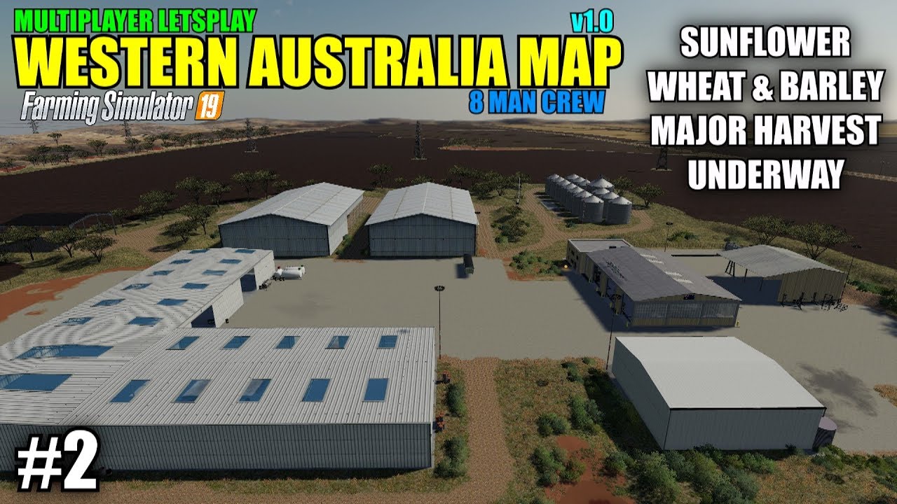 FS19 - Western Australia Map v1.0 Multiplayer Letsplay Part 2 - YouTube