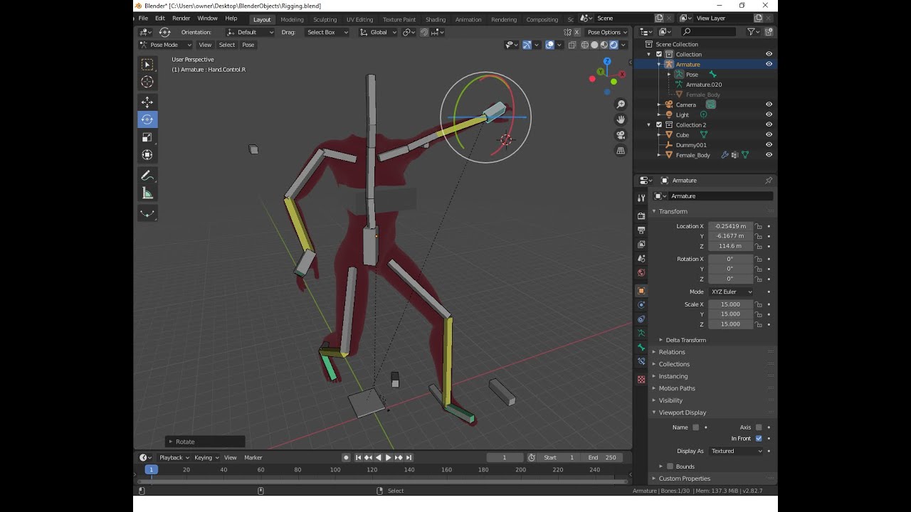 HOW TO BUILD A BASIC RIG IN BLENDER: BEGINNER (*Includes Captions ...