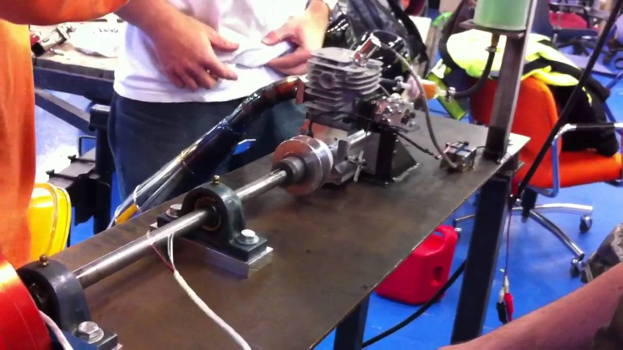 Brison 95cc engine fired up - YouTube