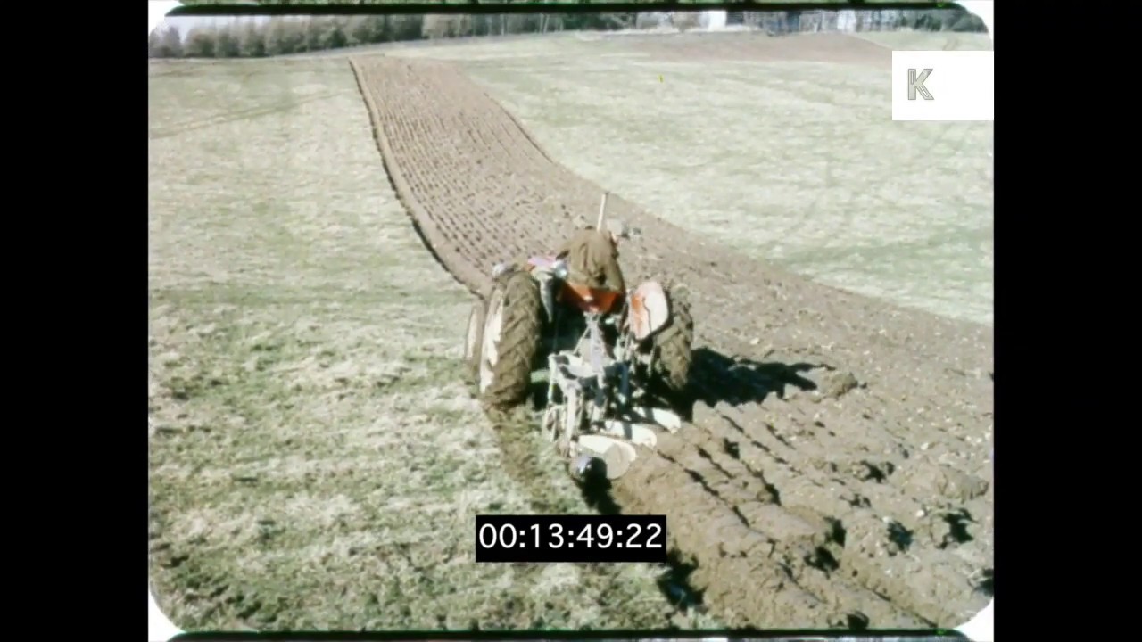 Harvesting Crops, Farming, 1960s UK Countryside, HD - YouTube
