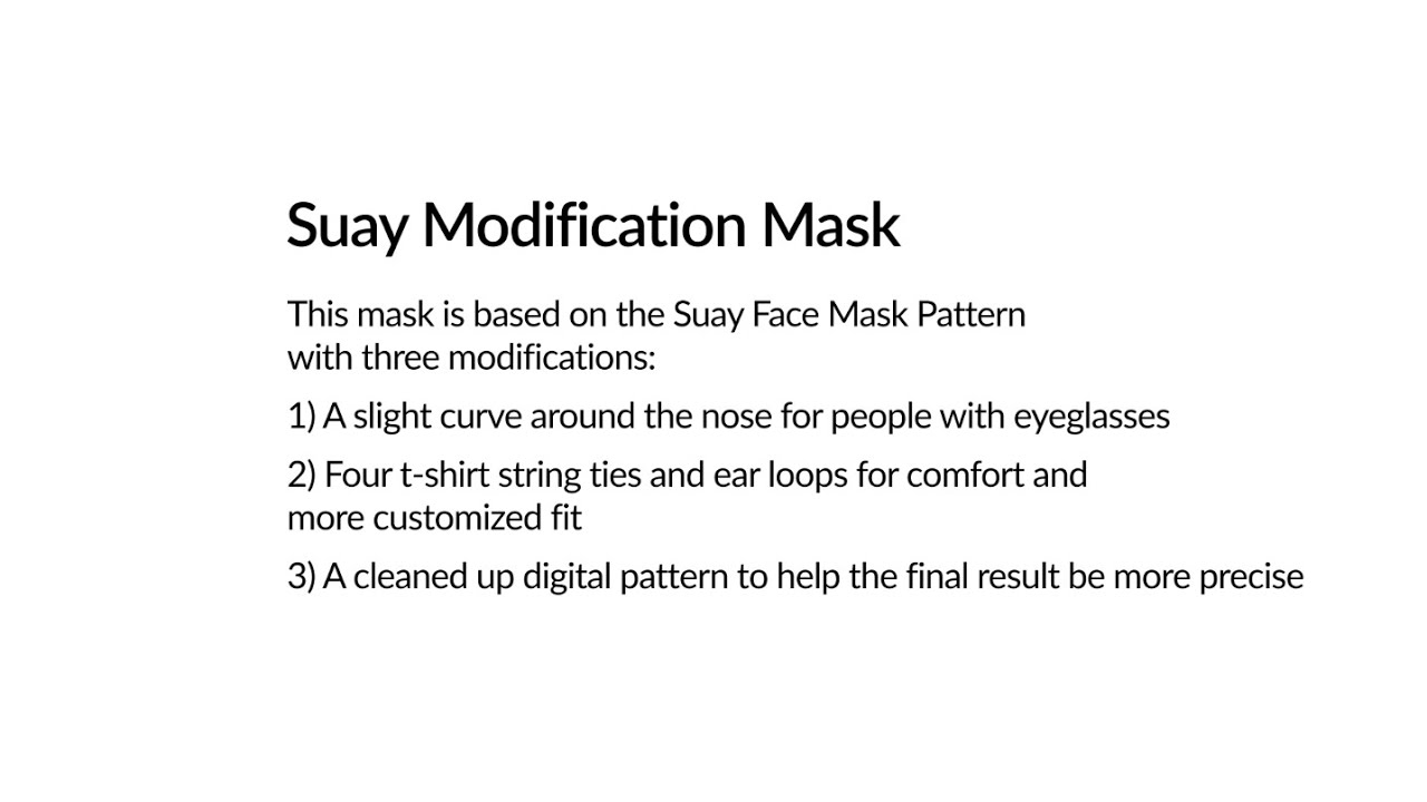 Suay modification mask - YouTube