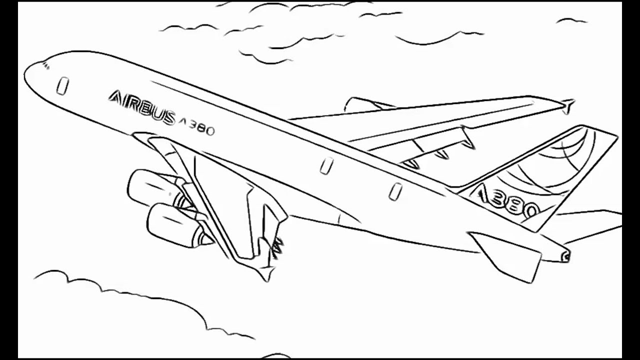 Como desenhar o AIRBUS A380 / HOW TO DRAW AIRBUS A380 - YouTube