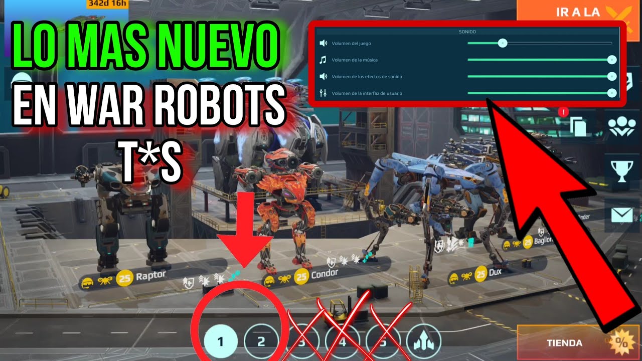 ️NUEVOS CAMBIOS ️ EN WAR ROBOTS TEST SERVER‼️Ahora podrás usar ...