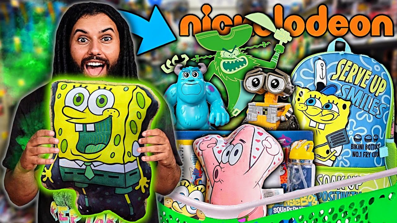 I Bought EVERY SINGLE NICKELODEON Item at WALMART!! - YouTube