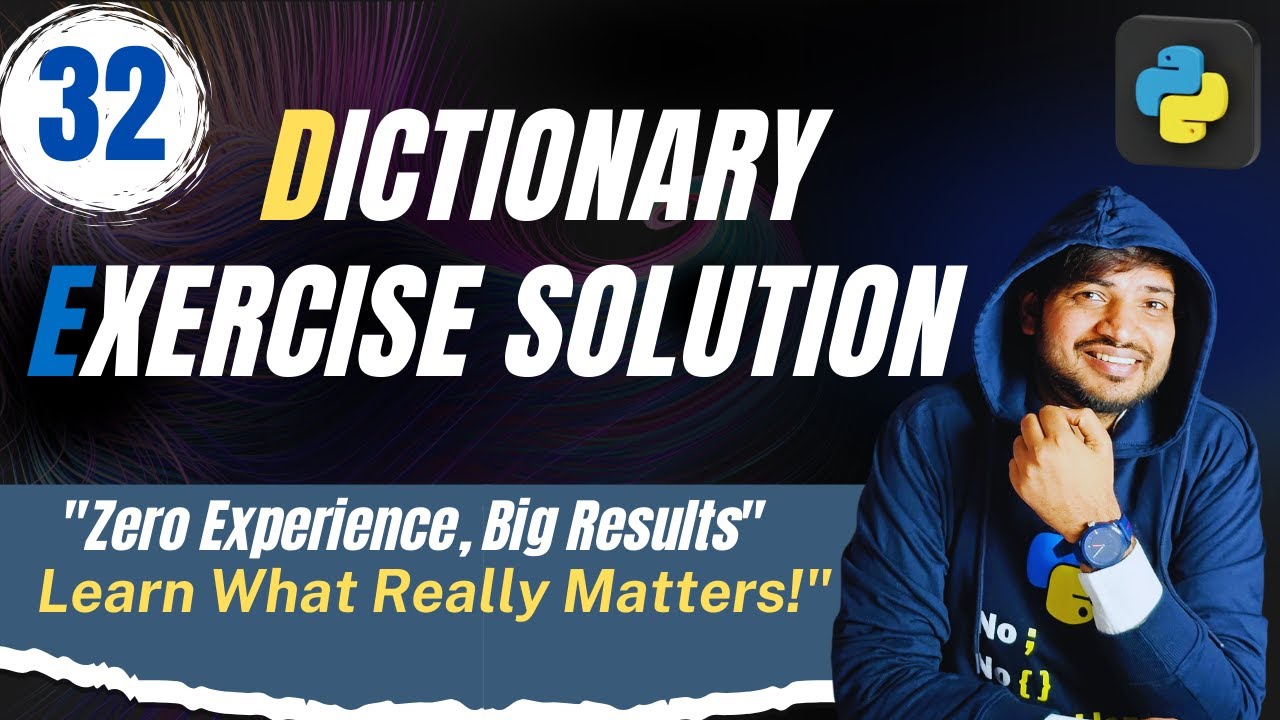 32 Python Dictionary Challenge Solved With Explanation By Rohit Tyagi Codersindia