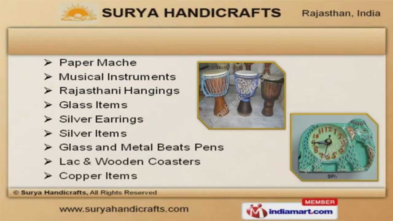 Handicraft Items by Surya Handicrafts, Jaipur - YouTube