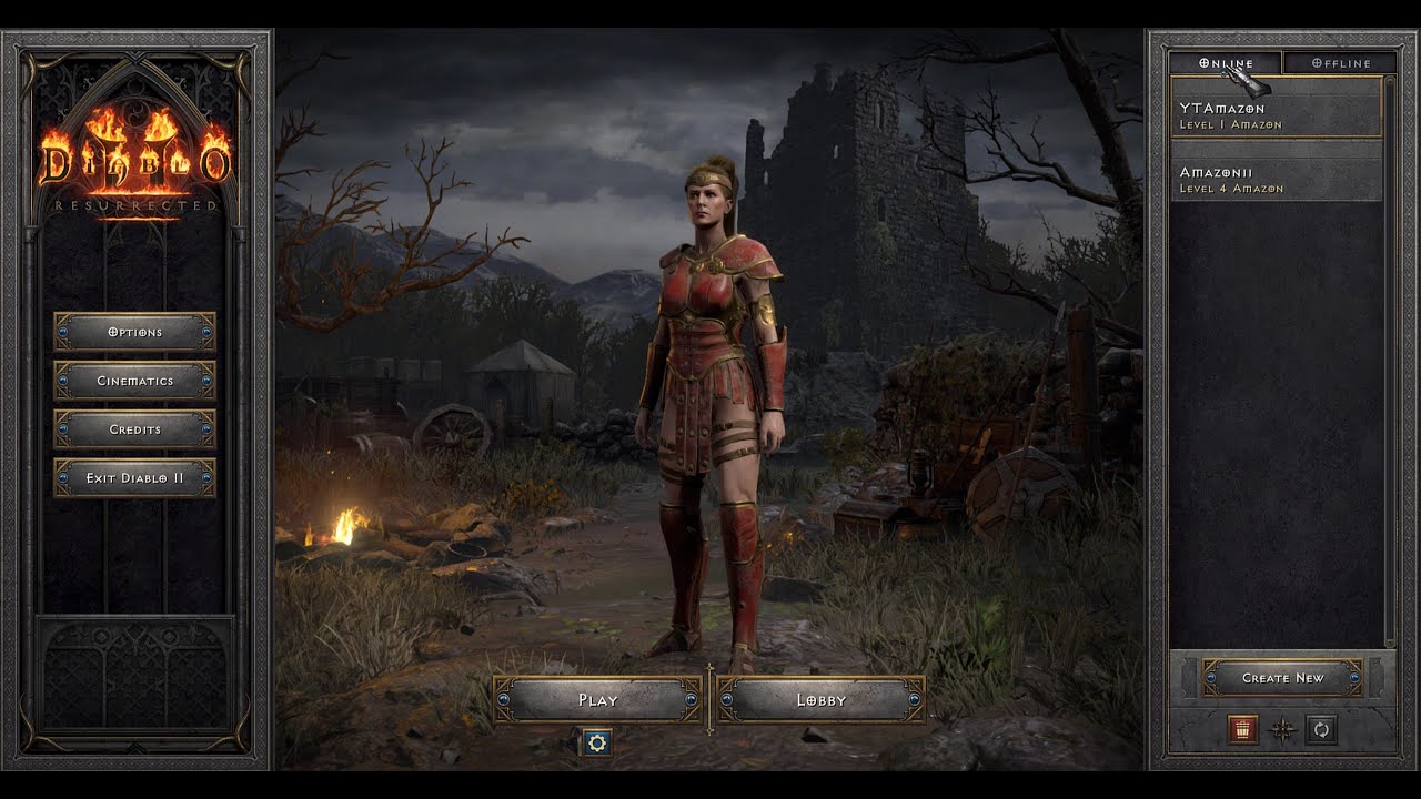 #1 Amazon | Diablo II Resurrected | Act 1 | Quest 1 "Den of Evil" - YouTube