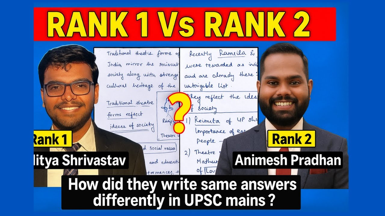 EXCELLENT ANSWER WRITING **SECRETS** || SAME QUESTION - DIFFERENT ...