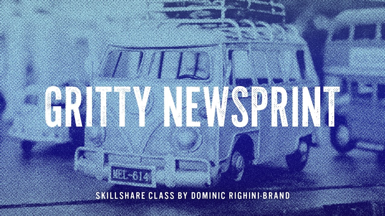 Gritty Newsprint Effect in Adobe Photoshop – Promo - YouTube