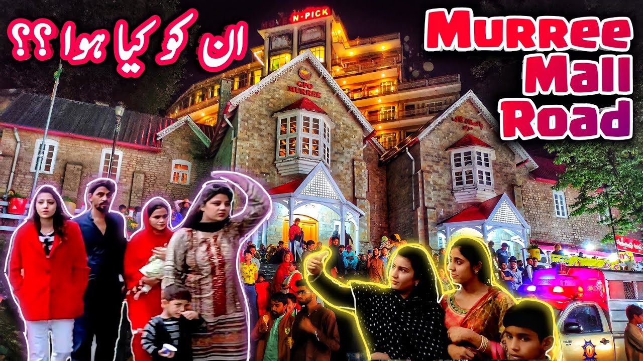 Murree Mall Road 2022, Murree GPO Chowk | Mall Road Murree Market View ...