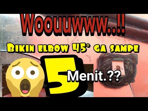 HVAC| RUMUS ELBOW 45° MUDAH UNTUK PEMULA.bjls dan p.u - YouTube