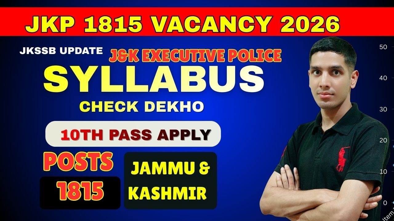 JK Police Constable Syllabus 2026 | JKSSB JKP | Exam Pattern & Topic ...