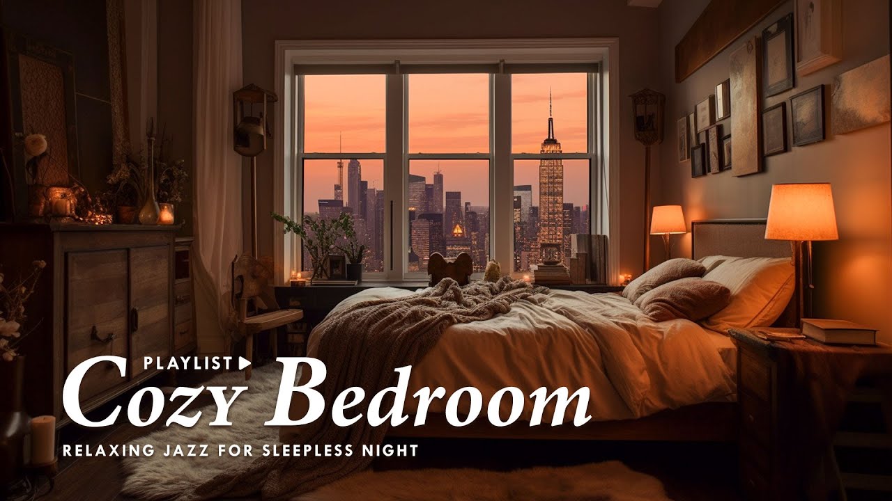 Smooth Piano Jazz Music in Cozy Bedroom - Instrumental Background for ...