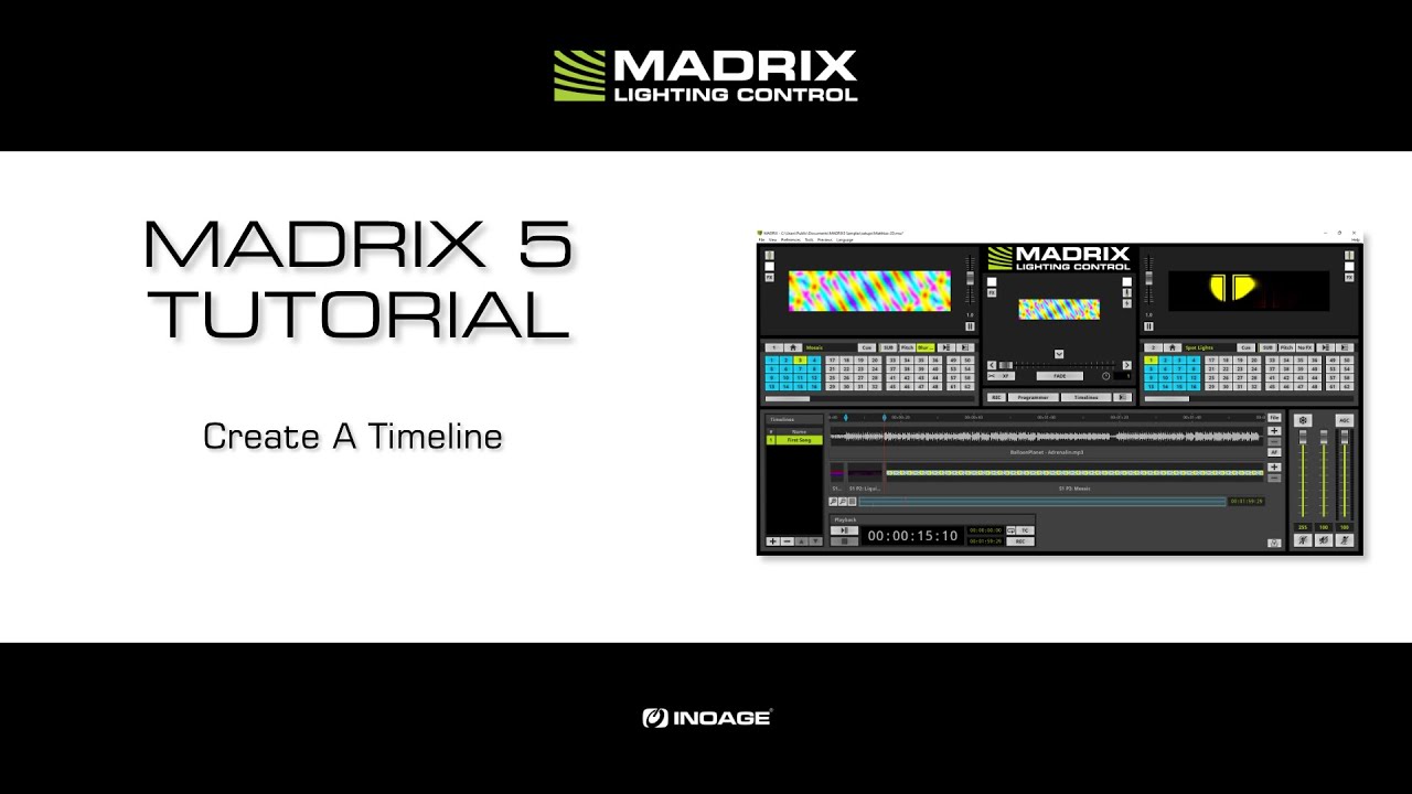 MADRIX 5 Tutorial - Create A Timeline - YouTube