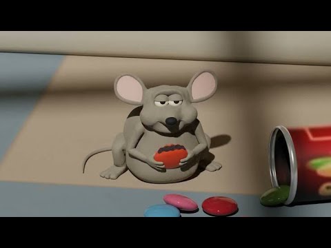 1 Hour OF Mouse eating M&M With calm music - YouTube