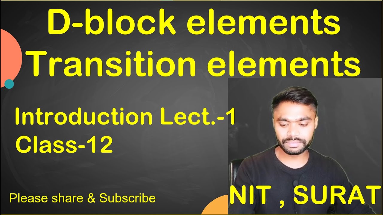 #mnemonics of d-block #introduction of d block & #transition element ...