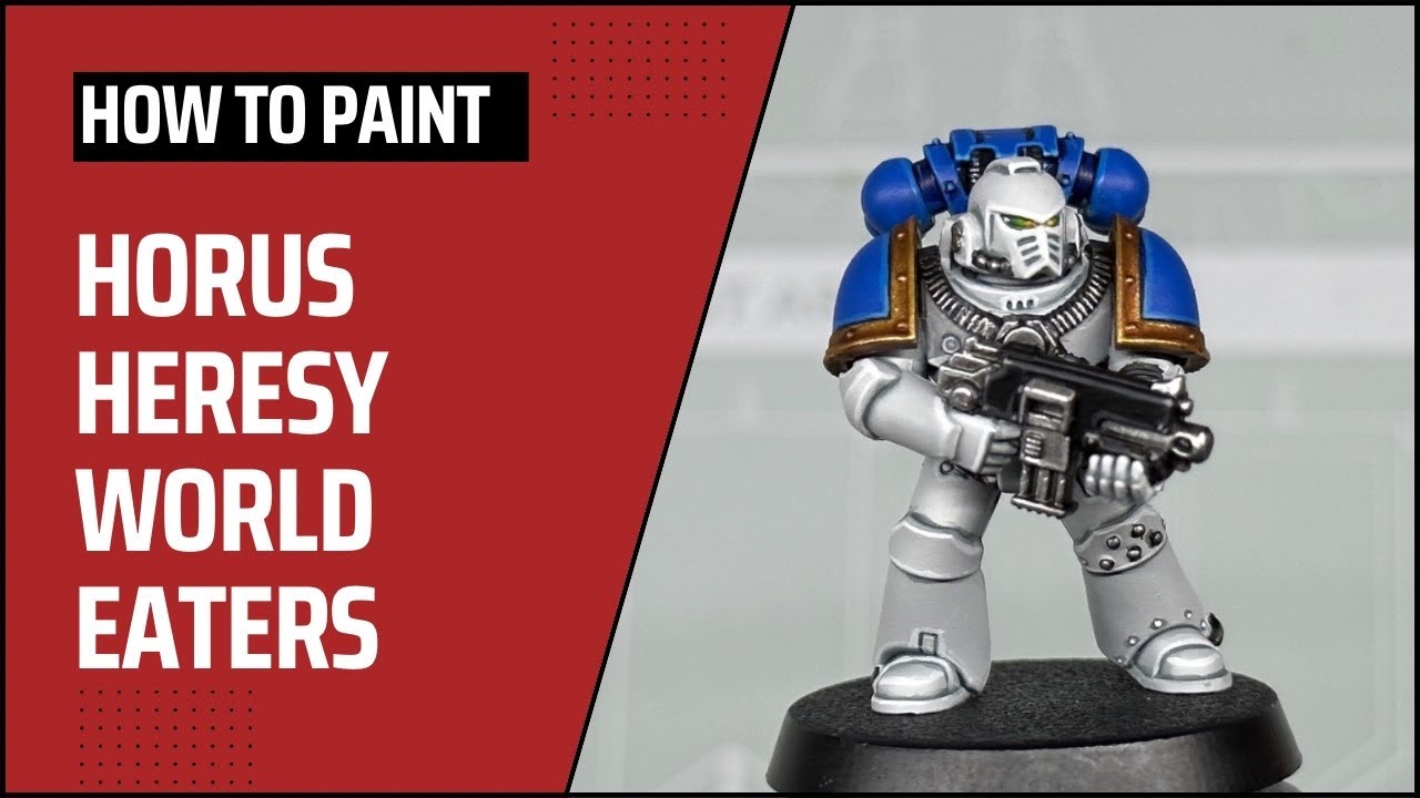 How to Paint: Horus Heresy World Eaters Space Marines - YouTube