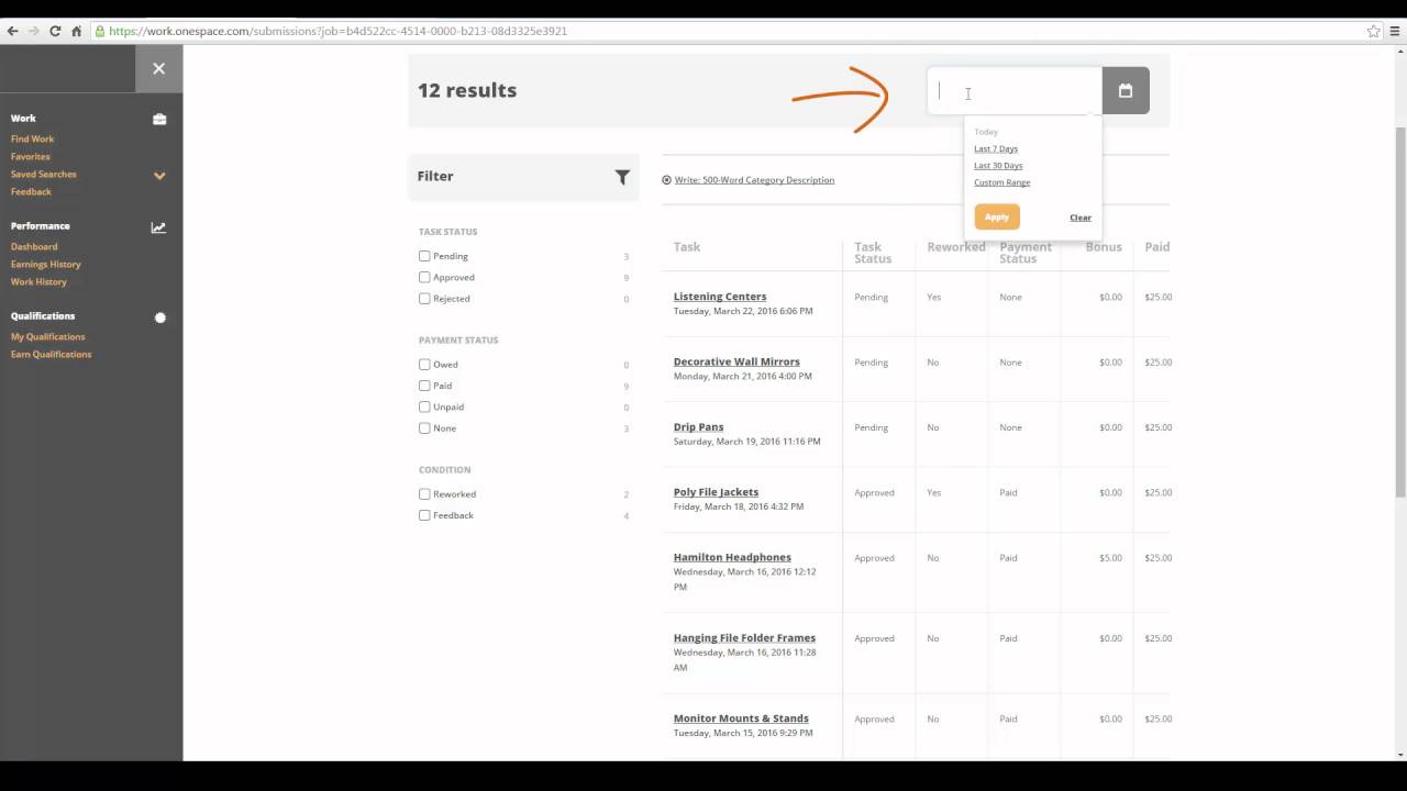 Viewing Your Work History - YouTube