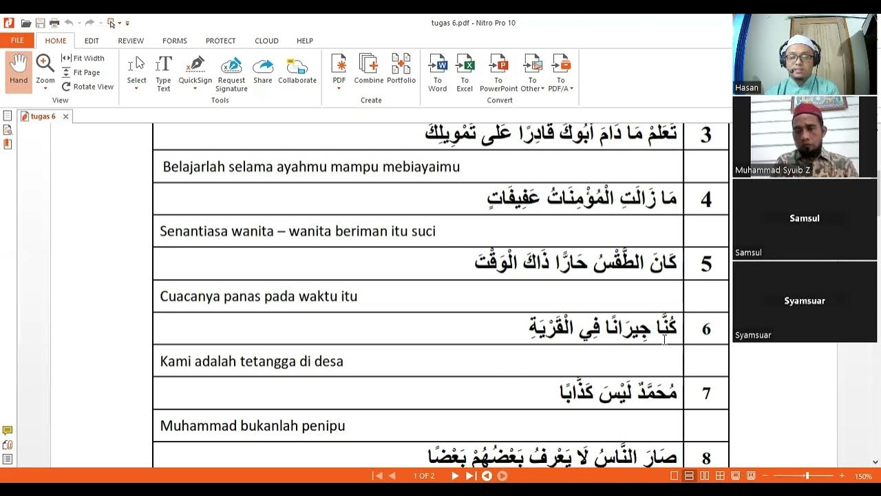 zoom 7 AAM 12 Pembahasan tugas 6 - YouTube