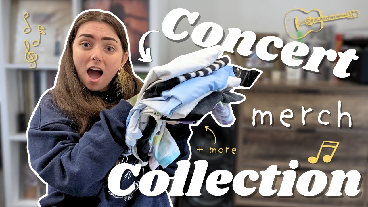 My Concert Merch Collection 🎶⭐️ - YouTube