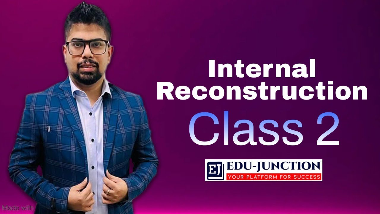 Internal Reconstruction Class 2 Advanced Accounts Ca Inter 2023 9522