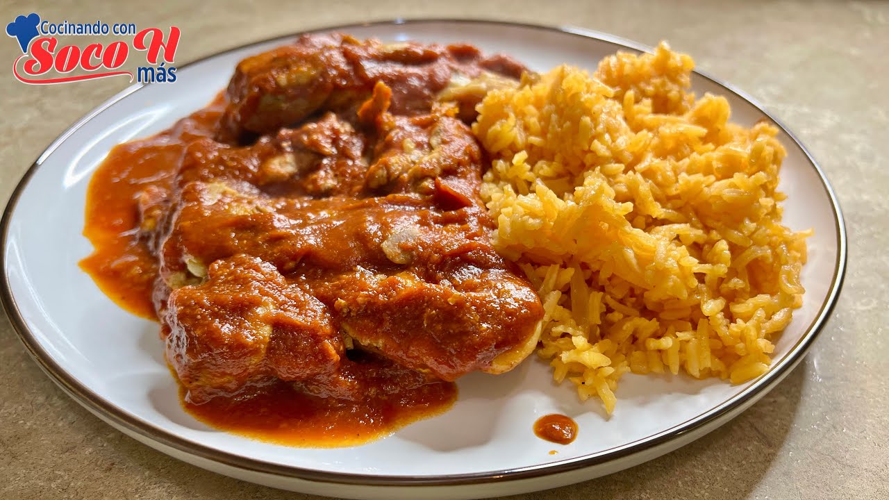 POLLO en SALSA ROJA | ¡LA RECETA MÁS FÁCIL QUE ENCONTRAS! - YouTube